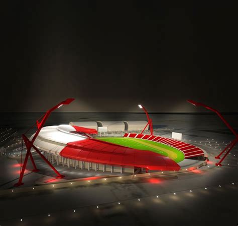 Bahrain National Stadium Edge Architecture Masterplanning