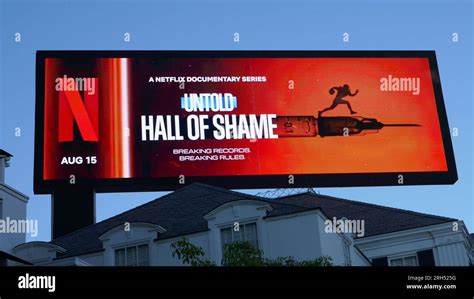 Los Angeles California Usa 12th August 2023 Untold Hall Of Shame