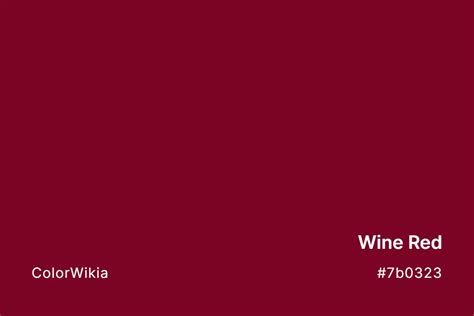 74 Shades Of Wine Color