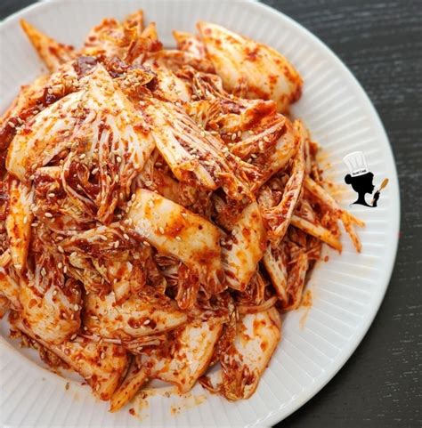 알배기 배추겉절이 만드는법 쉬운 양념레시피 자취생 간단한 배추김치 배추요리 봄요리 네이버 블로그