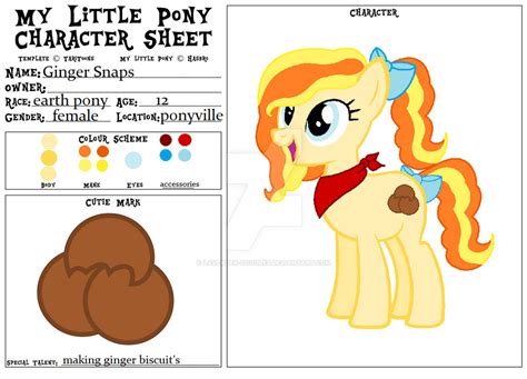 Mlp Oc Ginger Snaps Adopted By Lavender Doodles On Deviantart