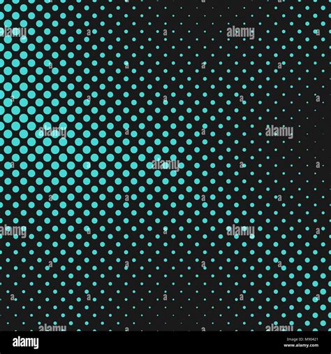 Retro Abstract Halftone Dot Pattern Background Vector Graphic From Circles Stock Vector Image