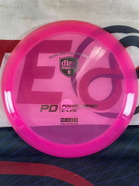Discmania Pd C Line Pink 173g Distance Driver Fade Disc Golf