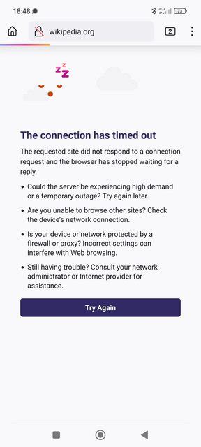 android 12 firefox cannot access internet with mobile data but does