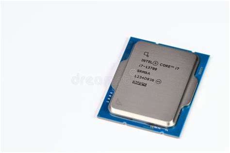 Intel CPU Central Processor Unit Core I7 13700 Editorial Photography Image Of Socket