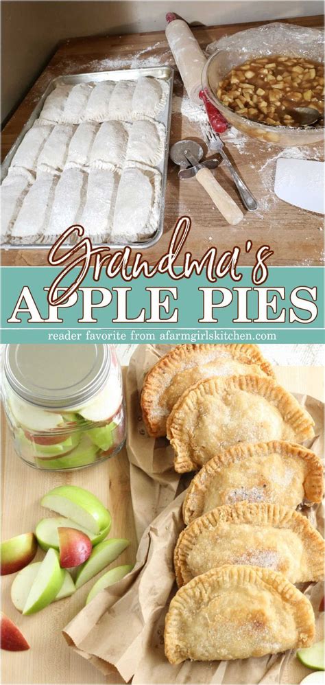 Apple Hand Pies Recipe A Farmgirls Kitchen Apple Hand Pies