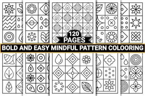 Bold And Easy Mindful Pattern Graphic By Ikhlas Artistry · Creative Fabrica
