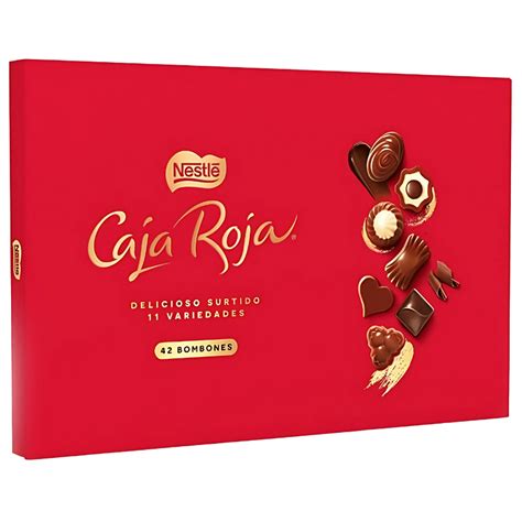 Nestlé Caja Roja Assortiment Délicieux 11 Variétés 42 Bonbons 398g