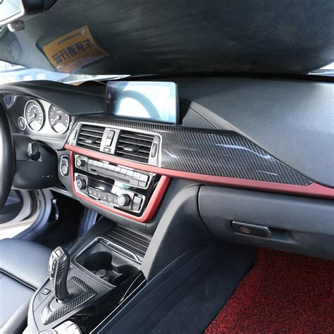 Real Carbon Fiber Passenger Dash Panel Trim For Bmw 330i F30 F31 430i