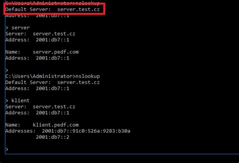 Windows Server2016 Nslookup Default Server Server Fault