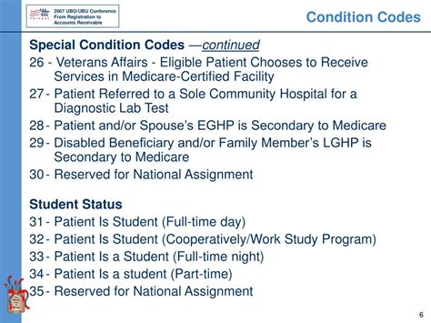 Ppt Briefing The “other” Ub 04 Fields Occurrence Value Condition And Poa Codes Date 21