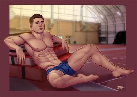 Rule 34 Athlete Bulge Gym Jack Off Hearts Male Male Only Muscles