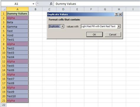 MS Excel Tutorial How To Highlight Duplicate Values In Microsoft Excel Without Deleting Them