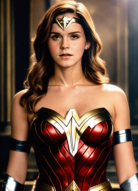 Lexica Emma Watson Cosplaying As Wonder Woman Photo Realistic High