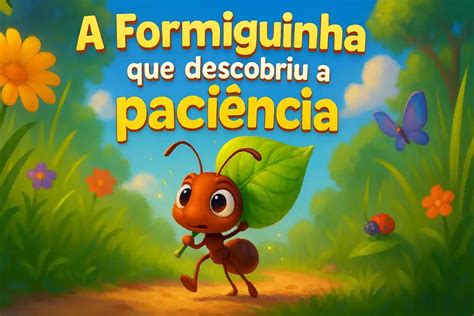 História Infantil Educativa A Formiguinha Que Descobriu A Paciência