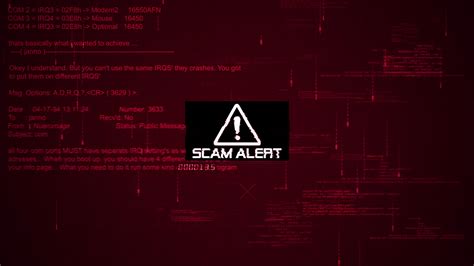 Scam Alert Warning Text On Hacking Stock Motion Graphics Sbv 351720306