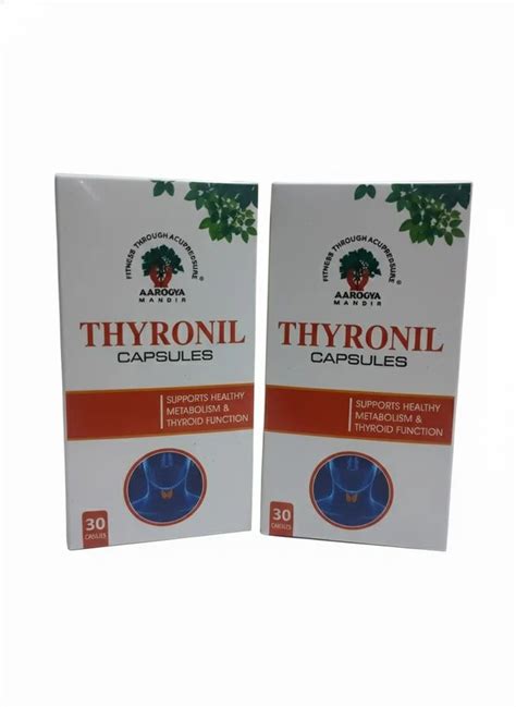 Aarogya Mandir Thyronil Herbal Capsule 30 Cap At ₹ 350bottle In