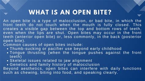 Ppt Invisalign For Open Bites Closing Gaps And Enhancing