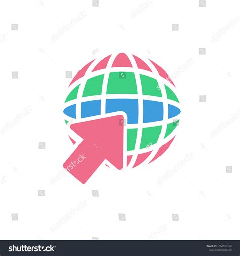 mouse arrow click web icon modern stock vector royalty free