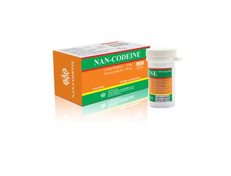 Nan Codeine Tab Chea Chamnan Laboratoire Coltd