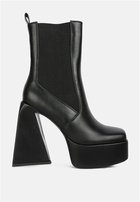 Buy Frosty High Platform Block Heel Chelsea Boot Women Chelsea Boots