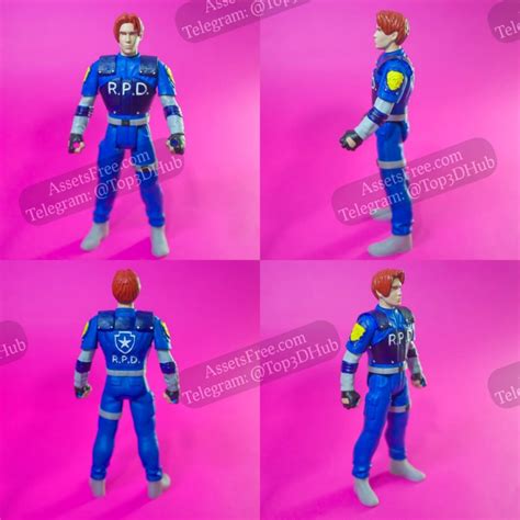 Leon Scott Kennedy Resident Evil 2 Free High Quality Models