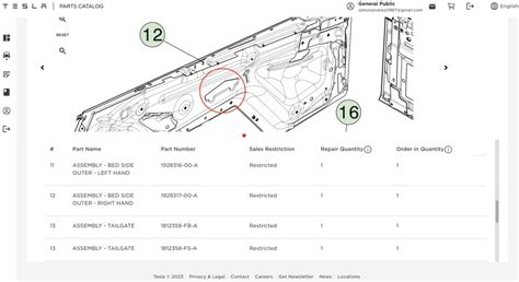 Tesla Cybertruck Parts Catalog Teases Component Costs And Easter Eggs