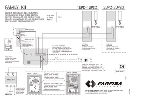 Farfisa Intercom Wiring Diagram Wiring Diagram