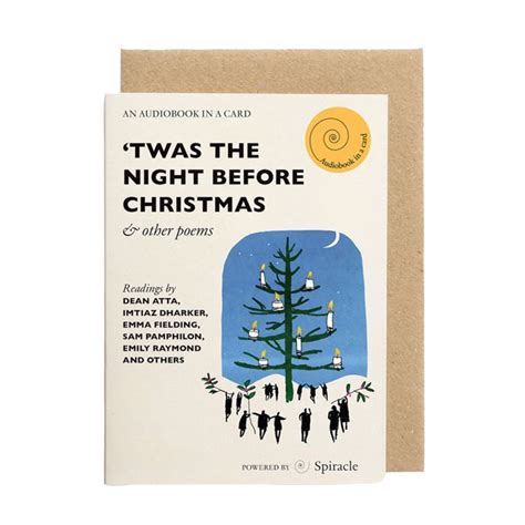 Twas The Night Before Christmas And Other Poems Audio Book Card