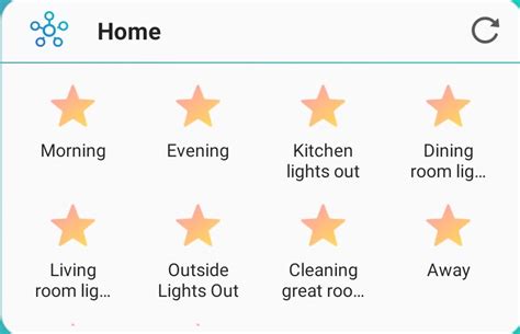android smartthings connect scene widget features and feedback