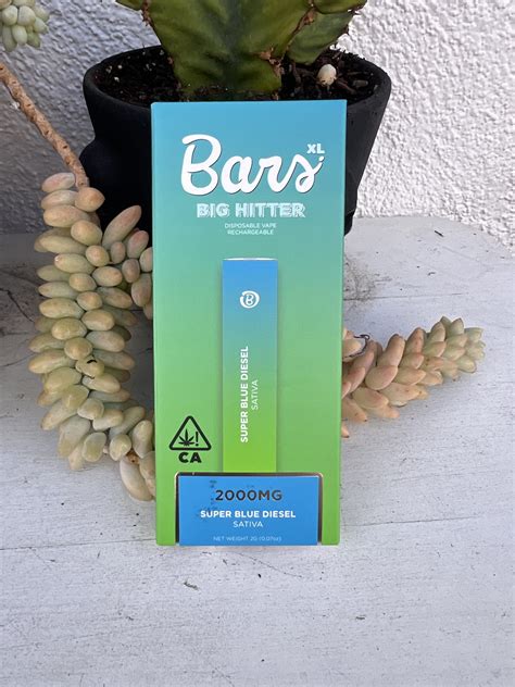 Sauce Xl Bars Super Blue Diesel Sativa 2grams Disposable