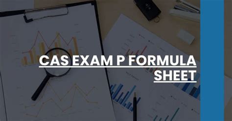 Cas Exam P Formula Sheet