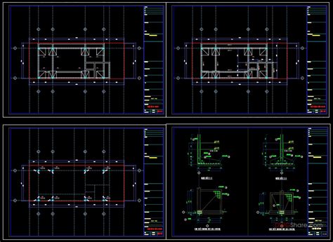 94structural Drawing In Autocad File For House Free Cad Blocks