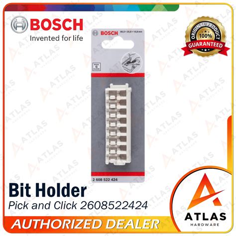 Bosch 2608522424 Pick And Click Storage Plastic Bit Holder Shopee