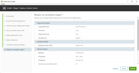 Vcp Dcv 2020 Objective 44 Deploy And Configure Vcenter Server 7 Appliance Esx Virtualization