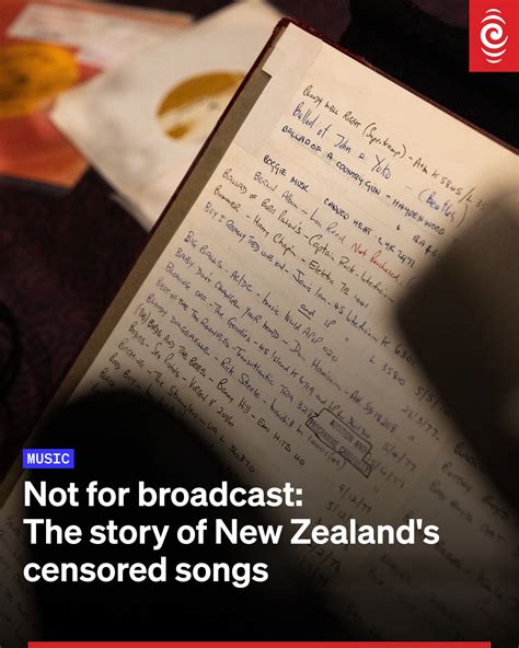 Rnz In An Old Dusty Ledger In The Rnz Archives 37 Years Of Censored