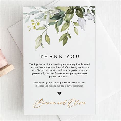 Generic Wedding Thank You Card Messages 60 Photos