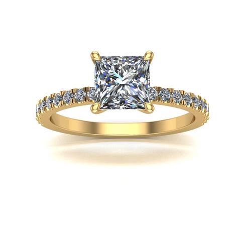 Princess Cut Nova Engagement Ring Aurupt Jewellers