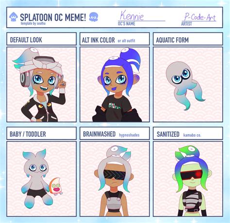 Splatoon Oc Meme With Kennie By Azulinoart On Deviantart
