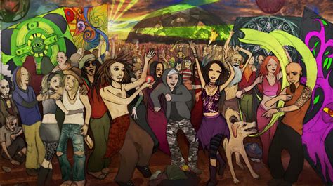 Psychedelic Rave By Weenog On Deviantart