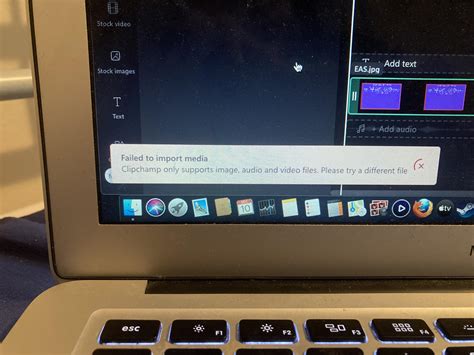 It Wont Let Me Upload An Audio File To It It Accepts Audio Files Im Trying To Add An Audio