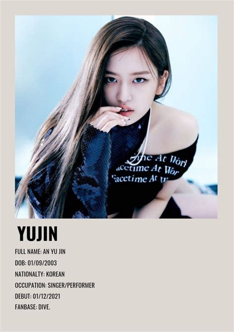 Yujin Ive Polaroid Poster Artofit