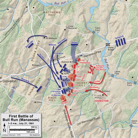 First Battle Of Bull Run First Full Scale Battle Of The Civil War