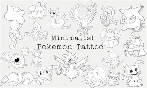 Draw You A Custom Minimalist Pokemon Tattoo Design By Laylahsart Fiverr