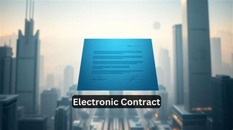 Electronic Contract Your Guide To Digital Agreements Effective Laws