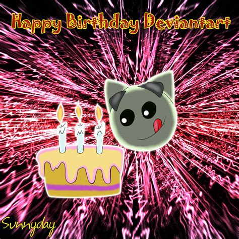 Happy Birthday Deviantart By Sunnyday2000 On Deviantart