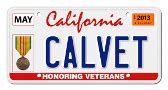Calvet Veteran Services License Plates