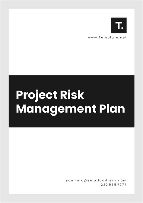Free Risk Management Plan Templates Editable And Printable