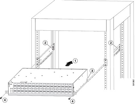 Cisco Nexus YC FX ACI Mode Switch Hardware Installation Guide Installing The Chassis