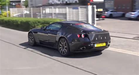 Aston Martin Db11 With 4 Liter Amg Engine Testing At The Nurburgring
